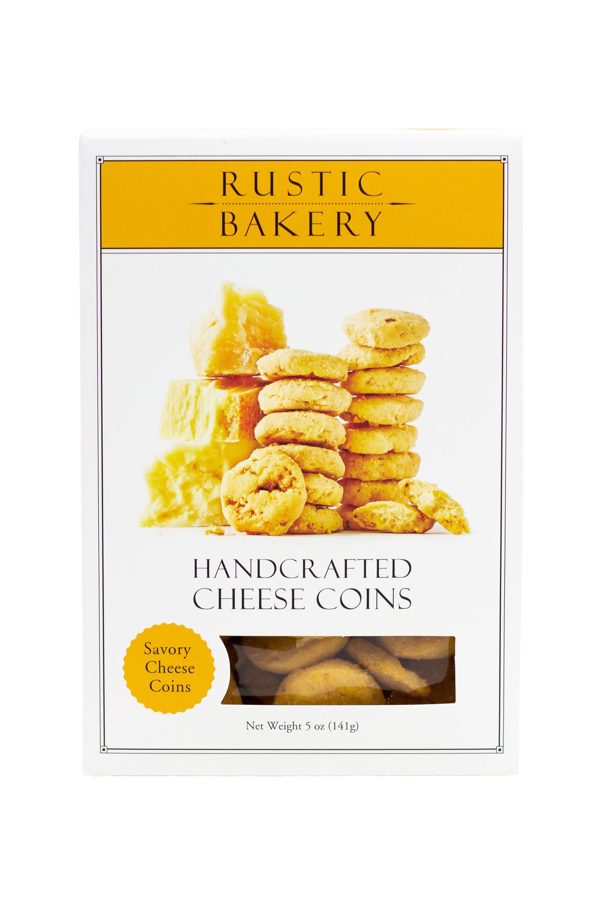 Rustic Bakery Savory Cheese Coins| Sohnrey Family Foods
