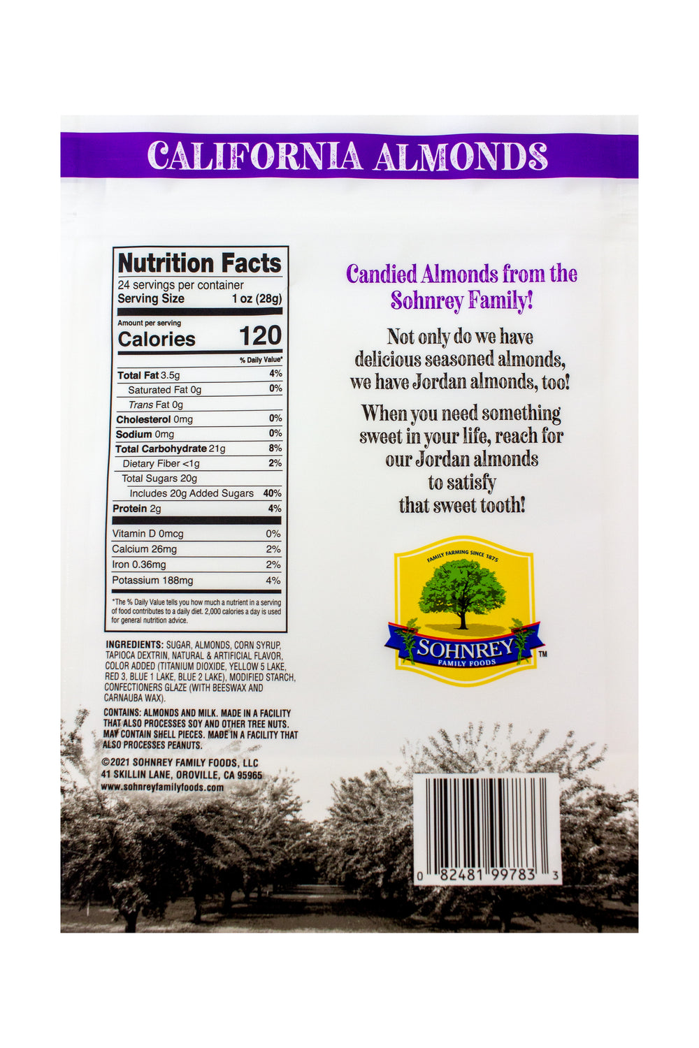 Pastel Color Jordan Almonds | Sohnrey Family Foods| Sohnrey Family Foods