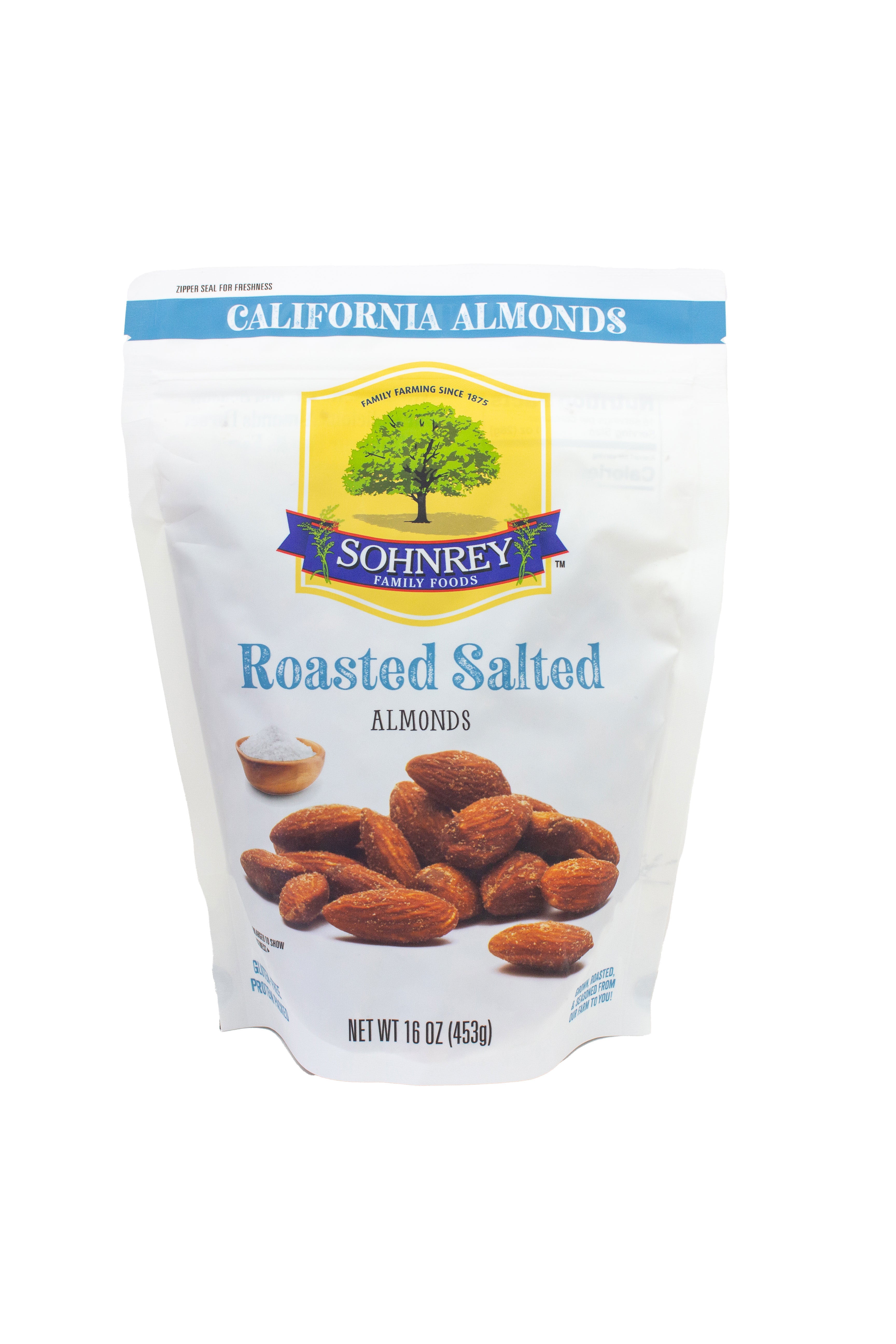 Roasted Salted Almond Brands Roasted Garlic Seasoned Almonds | Sohnrey