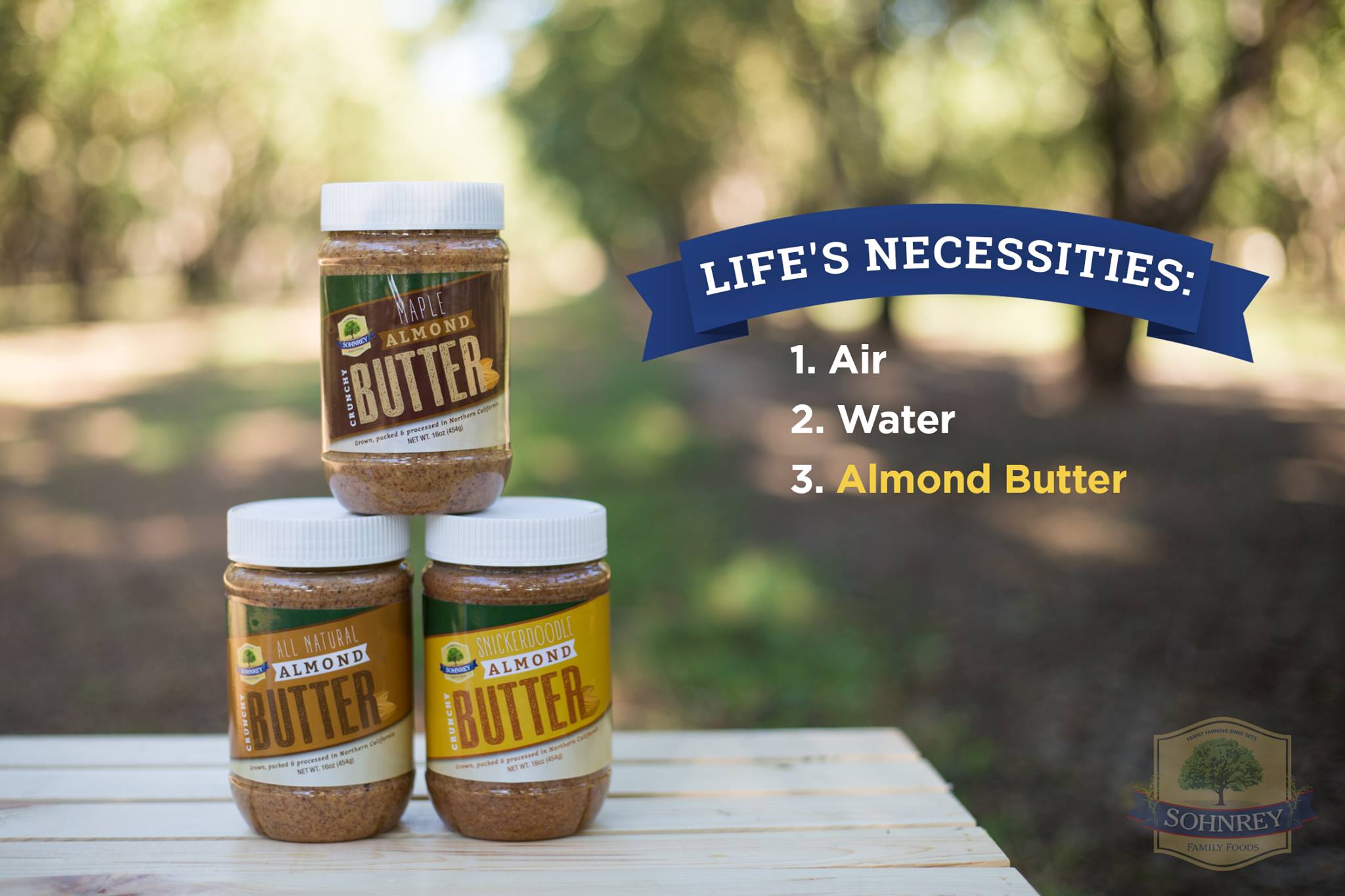 Double Nut Butter Gift Pack - Two Tasty Flavors | Sohnrey Family Foods ...